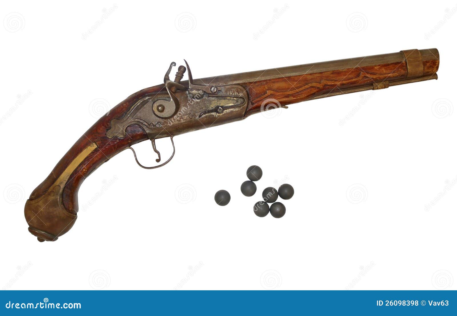 Antique Gun Eighteenth-nineteenth Centuries. Stock Photo - Image of ...