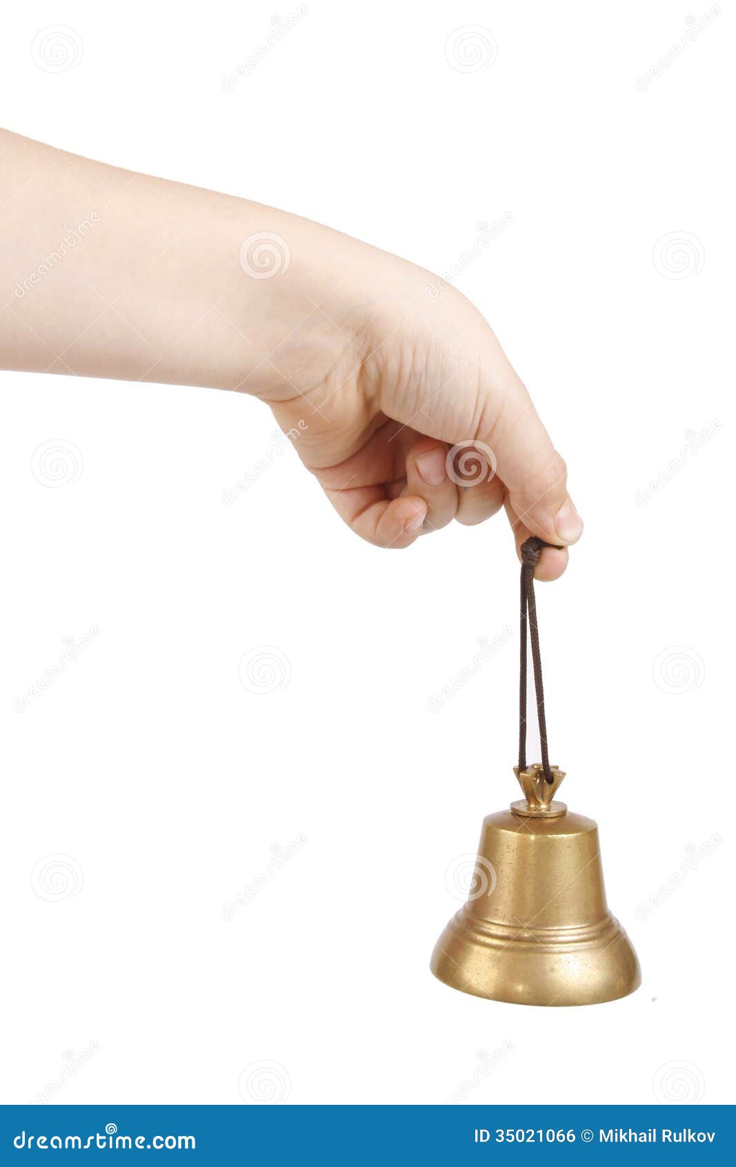 An antique handbell stock photo. Image of fingernail - 35021066
