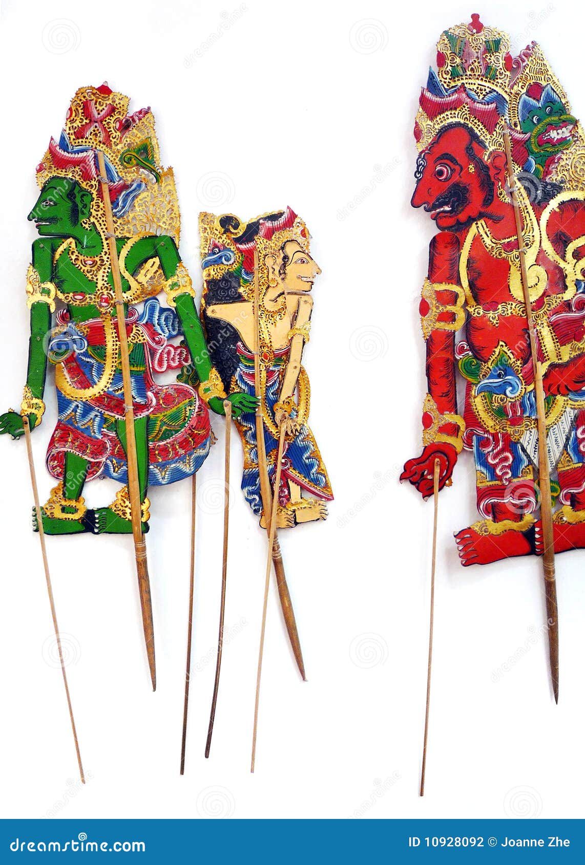 Antique Handcrafted Shadow Puppets Stock Photo - Image of antiques ...