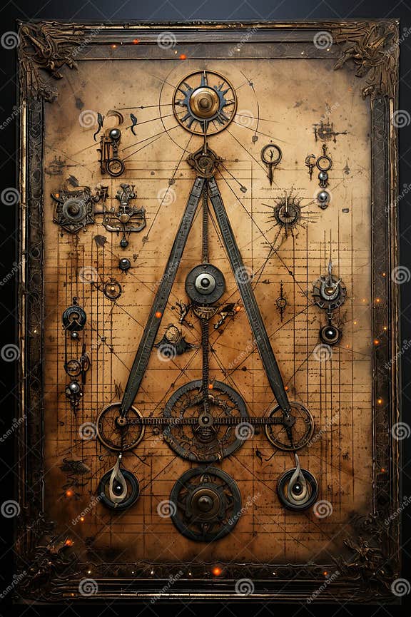 Antique Handwritten Codex Illustration. Stock Illustration ...