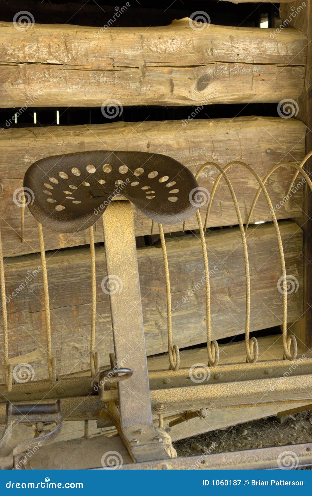 Antique Hay Rake stock image. Image of homestead, farming - 1060187