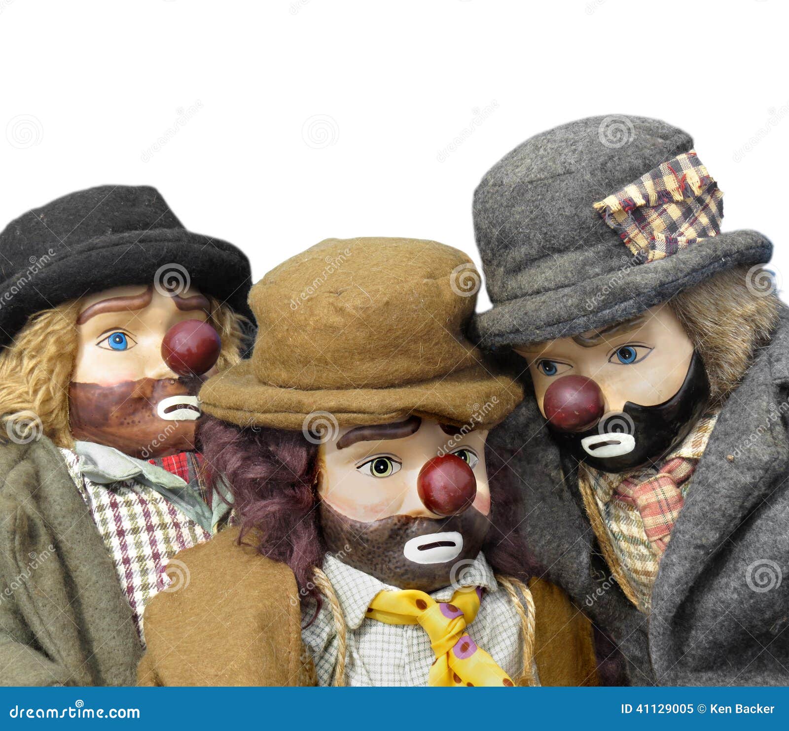 Antique Hobo Dolls Isolated. Stock Image - Image of play, close: 41129005