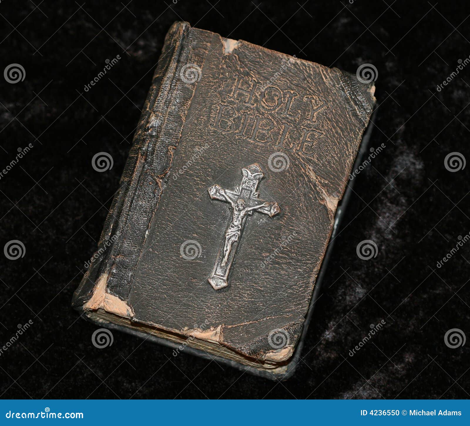 Antique Holy Bible stock photo. Image of cross, christ - 4236550