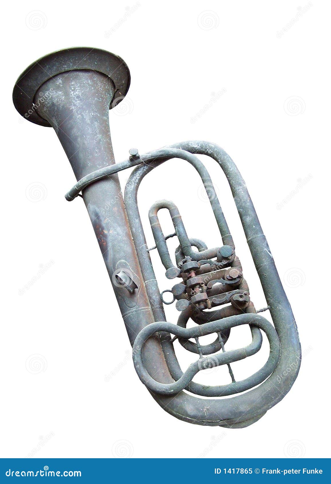 Antique horn stock image. Image of isolated, three, musician - 1417865