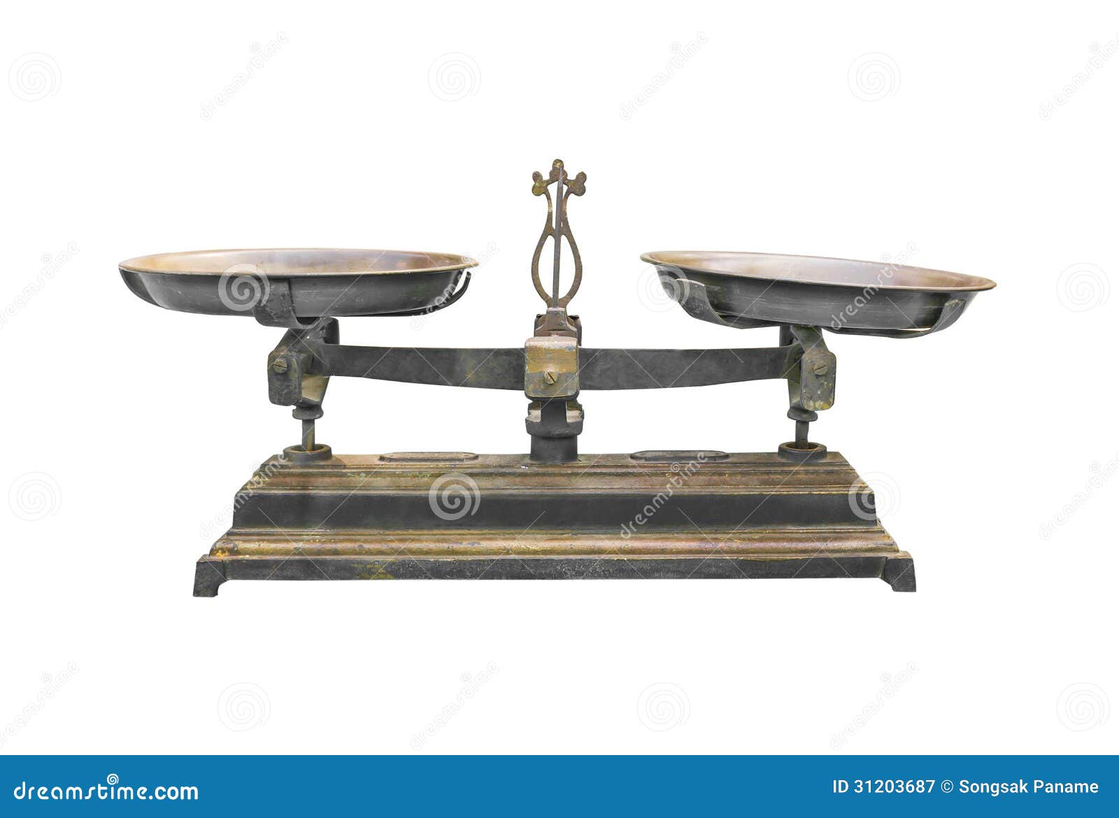 Antique iron scale stock image. Image of concept, measurement - 31203687