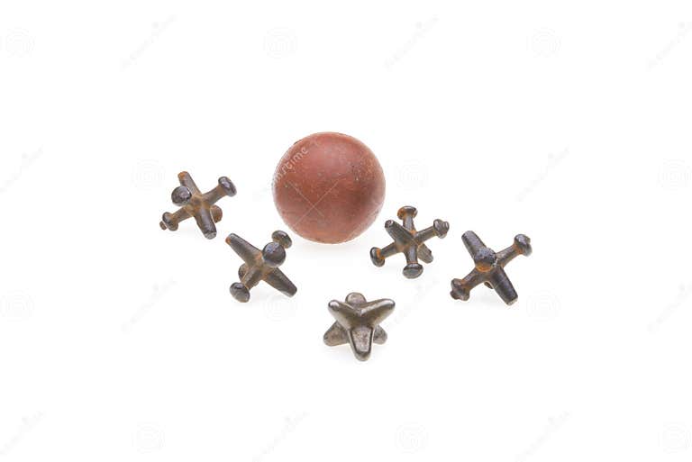 Antique Jacks Game stock photo. Image of entertainment - 29626846