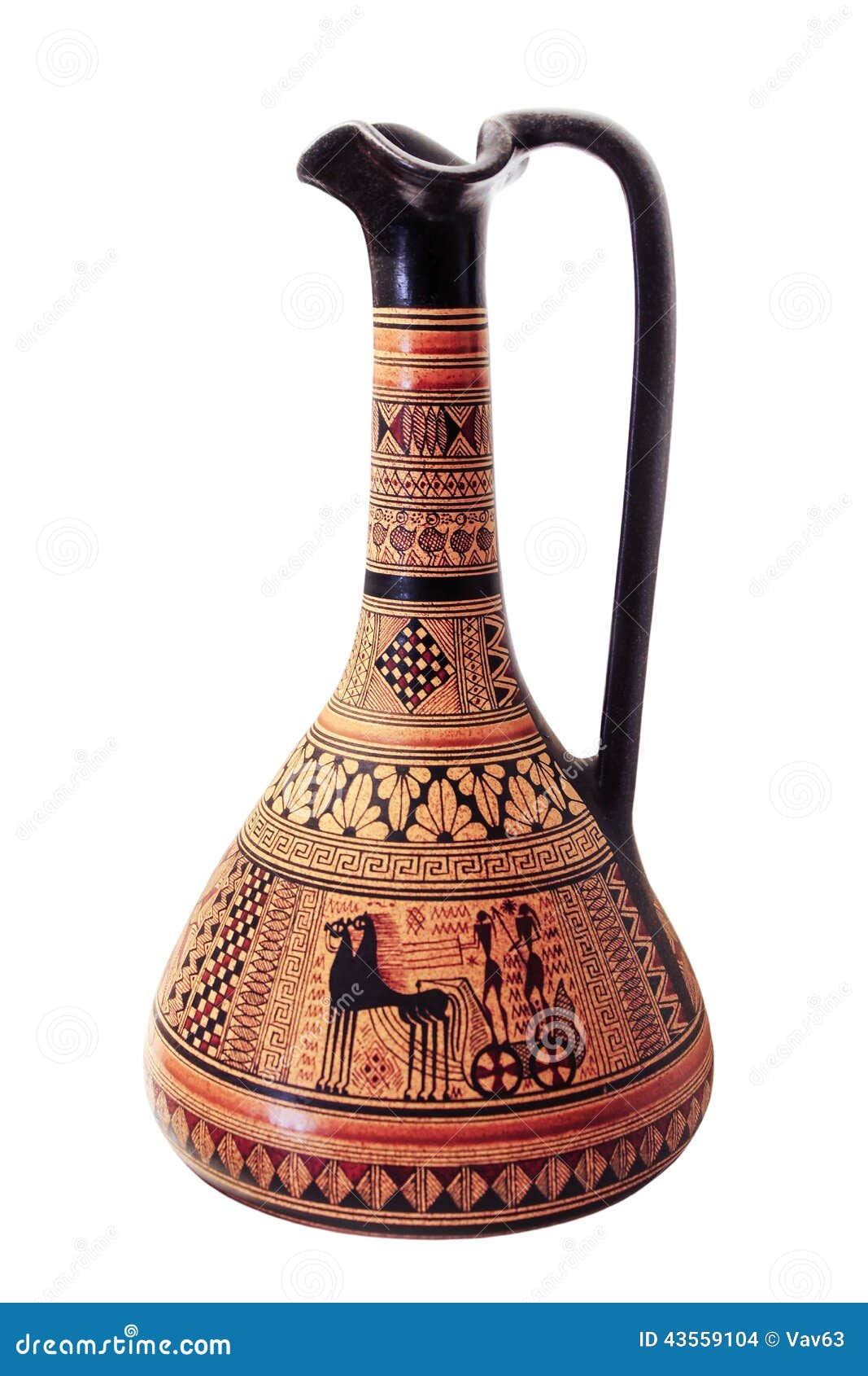 Antique jug stock photo. Image of brown, history, drink - 43559104