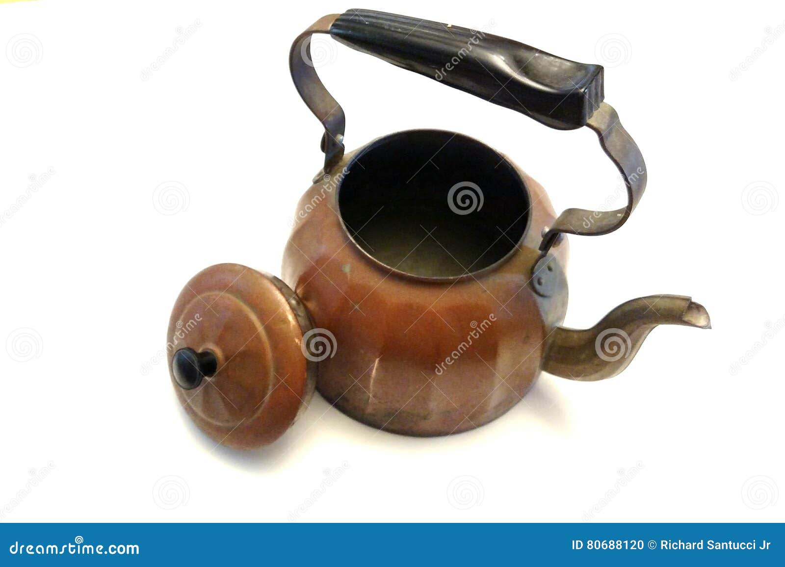 Antique kettle stock photo. Image of antique, spout, kettle - 80688120