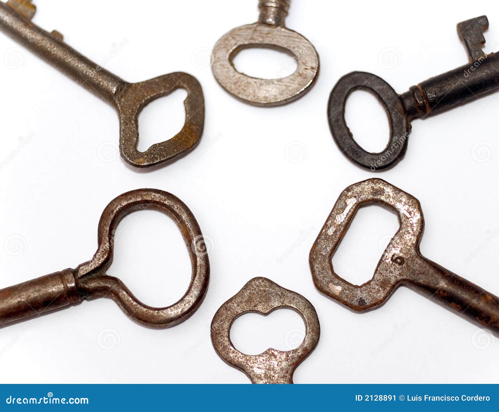 Antique keys 3 stock image. Image of estate, gold, rusty - 2128891