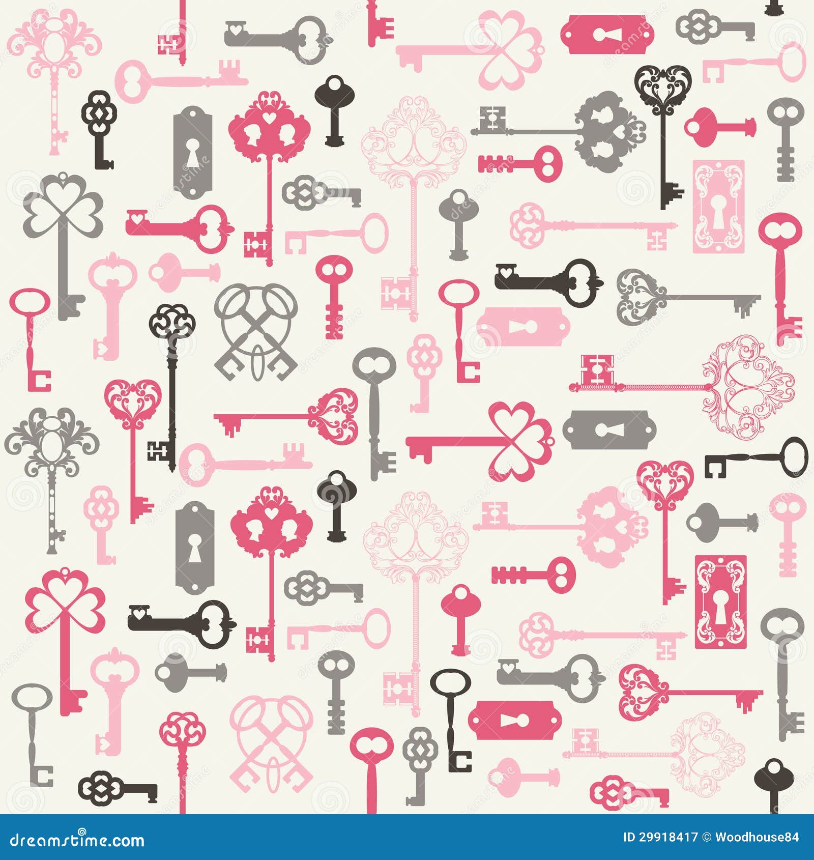 Antique Keys Background stock vector. Illustration of antique - 29918417