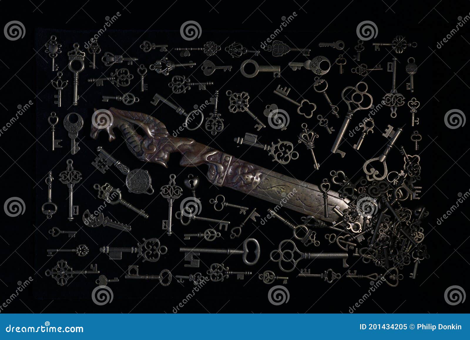 Antique Keys stock image. Image of still, abstract, locks - 201434205