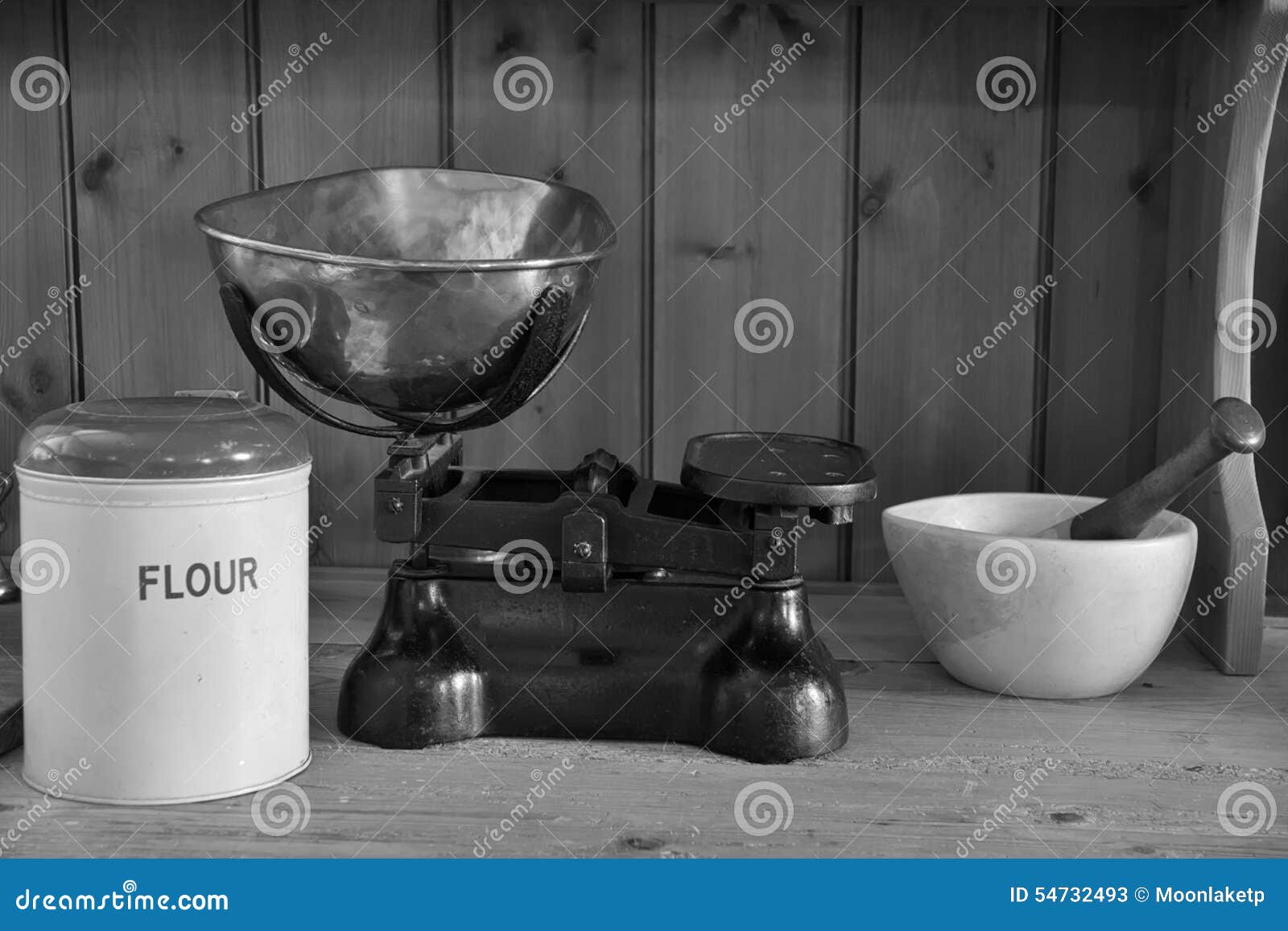 Antique Flour Mill Made Of Stone, Put On To The Corner Of The Stone ...