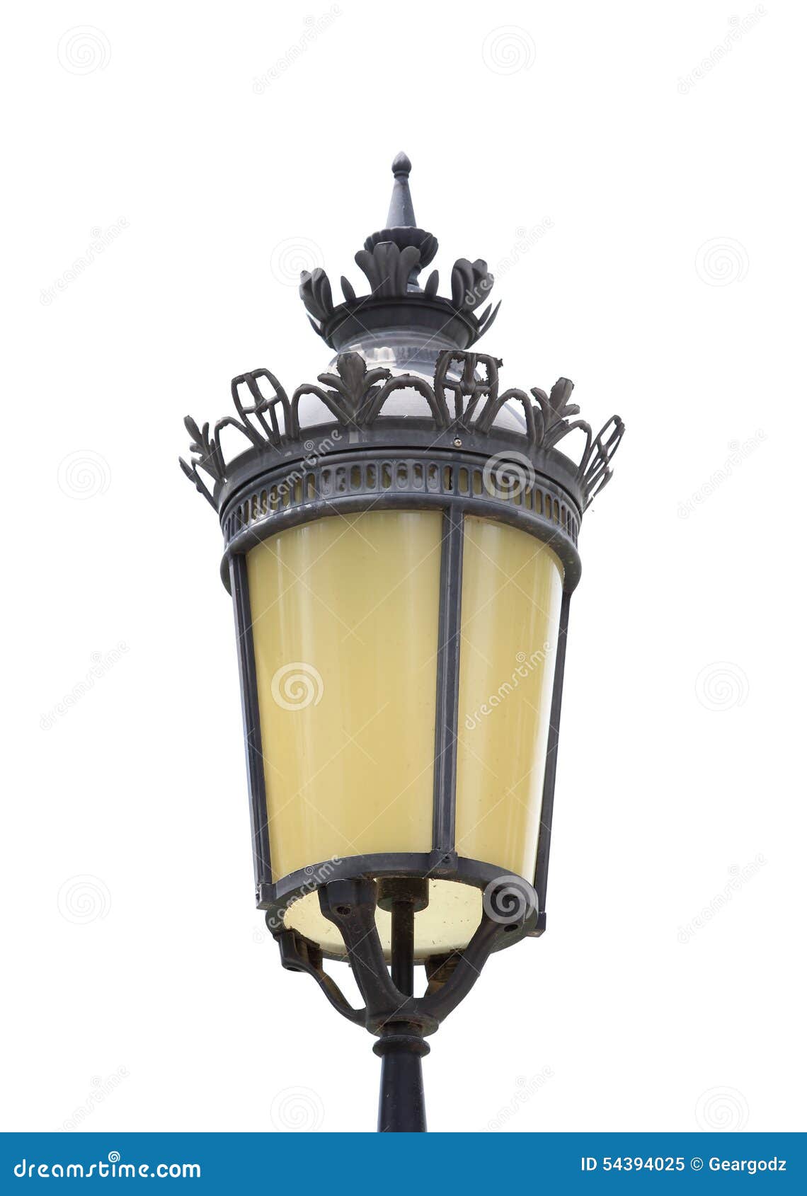 Antique lamp post stock image. Image of architecture - 54394025
