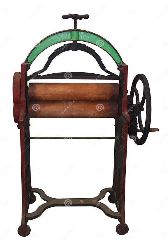 Antique Laundry Mangle stock photo. Image of beer, wash - 9113266