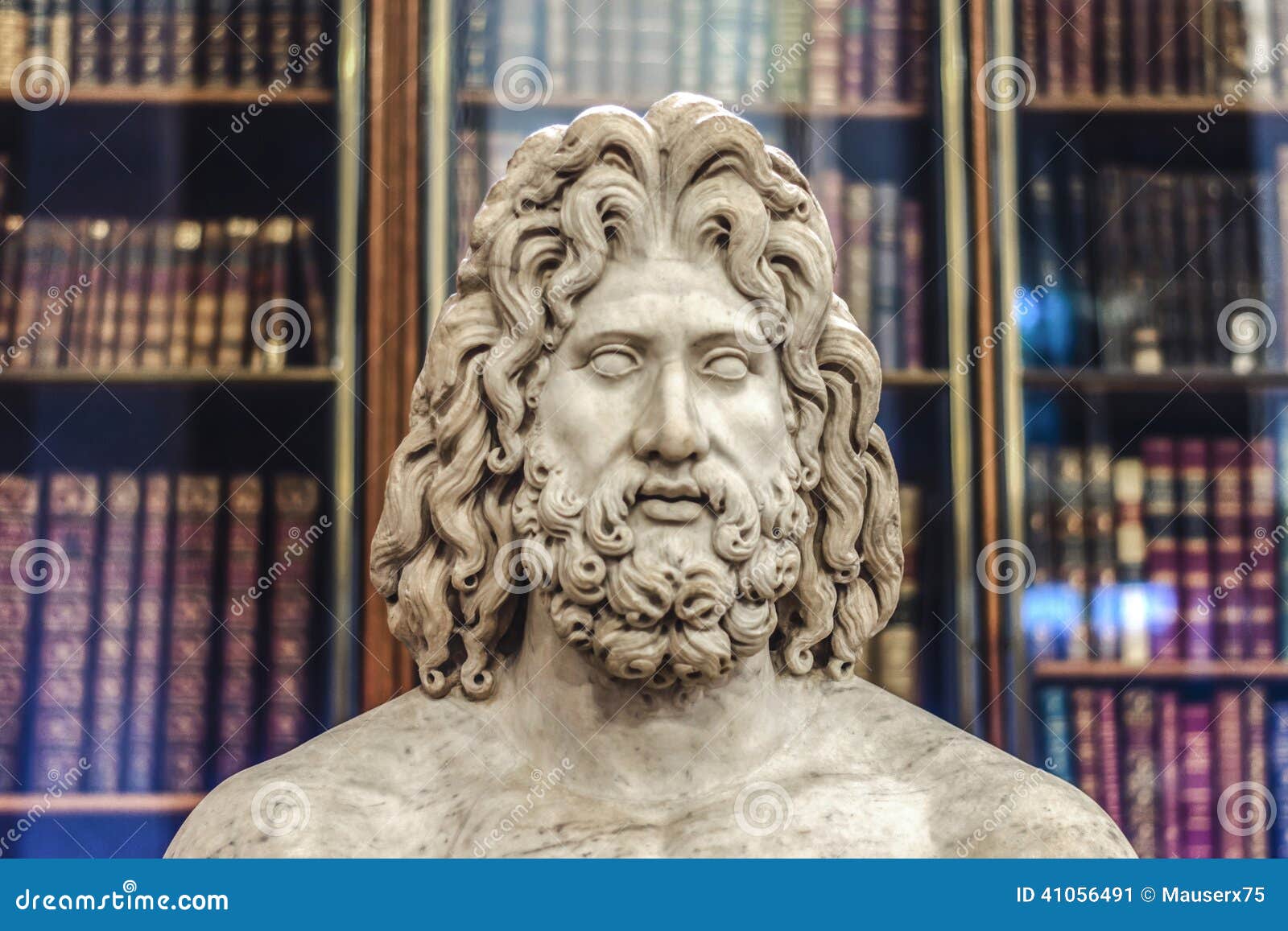 Zeus Statue Of The King Of Ancient Greek Mythology Editorial Photo ...