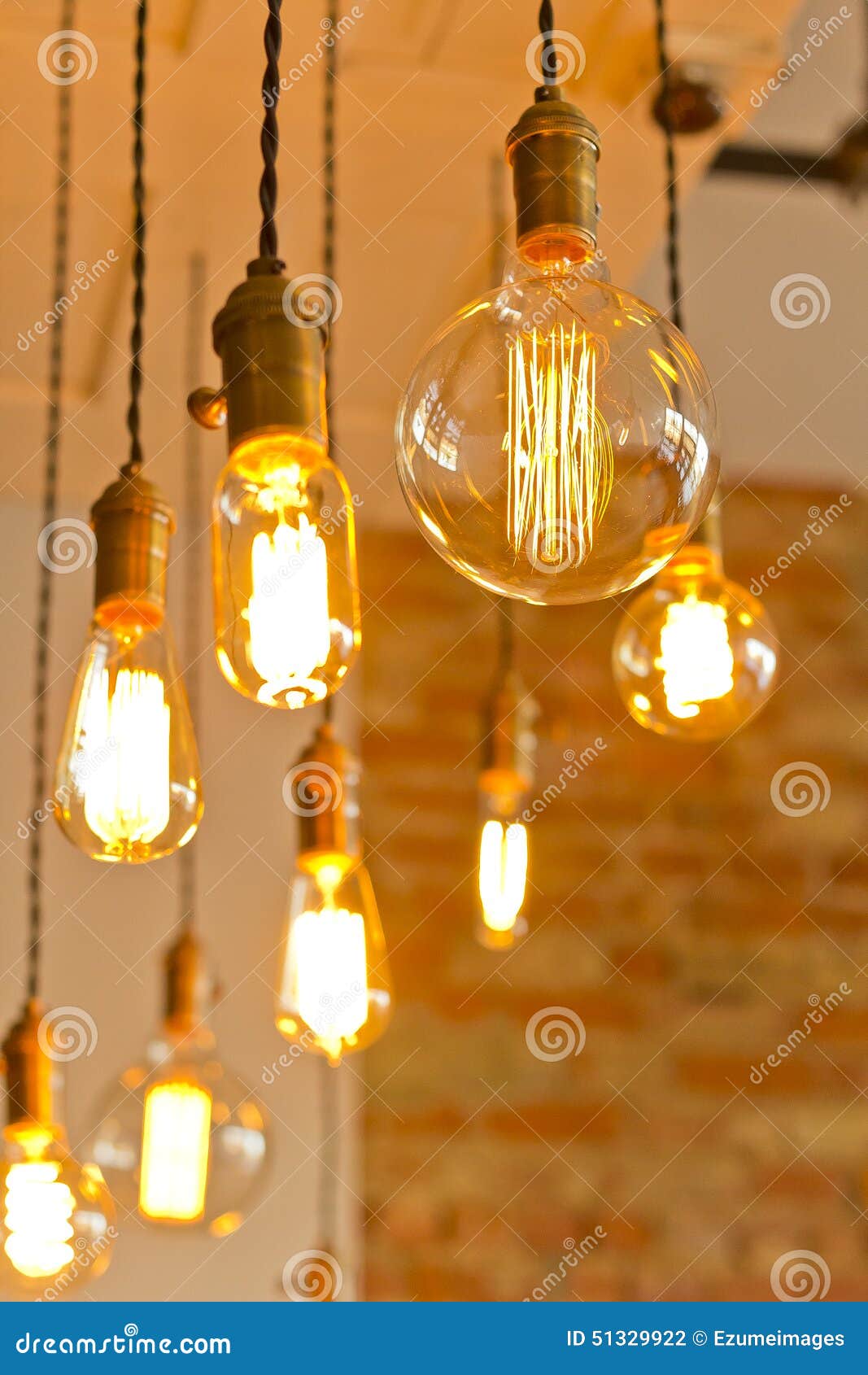 Antique Light Bulbs stock photo. Image of antique, glass - 51329922