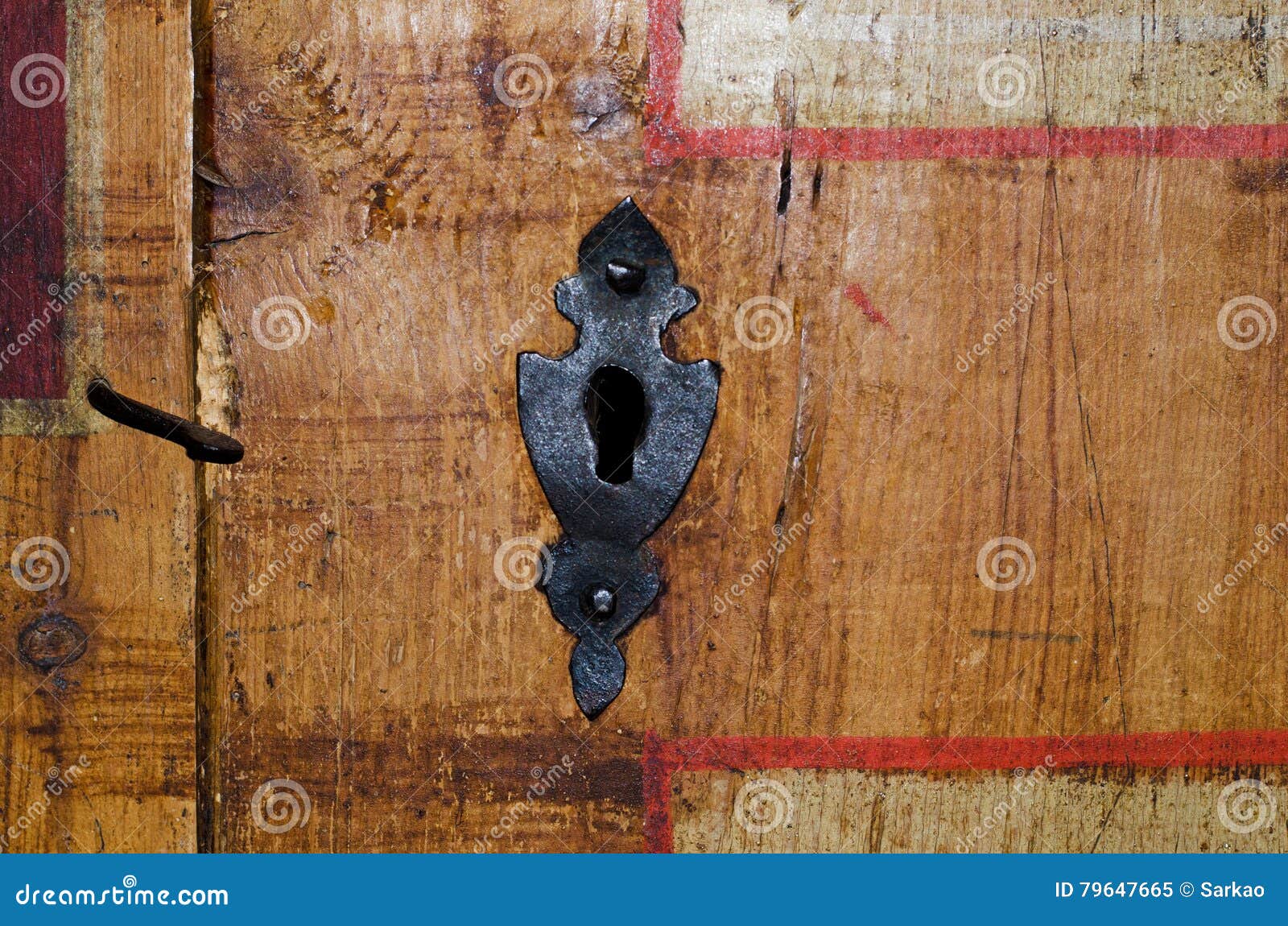 Antique lock stock image. Image of brown, hole, lock - 79647665