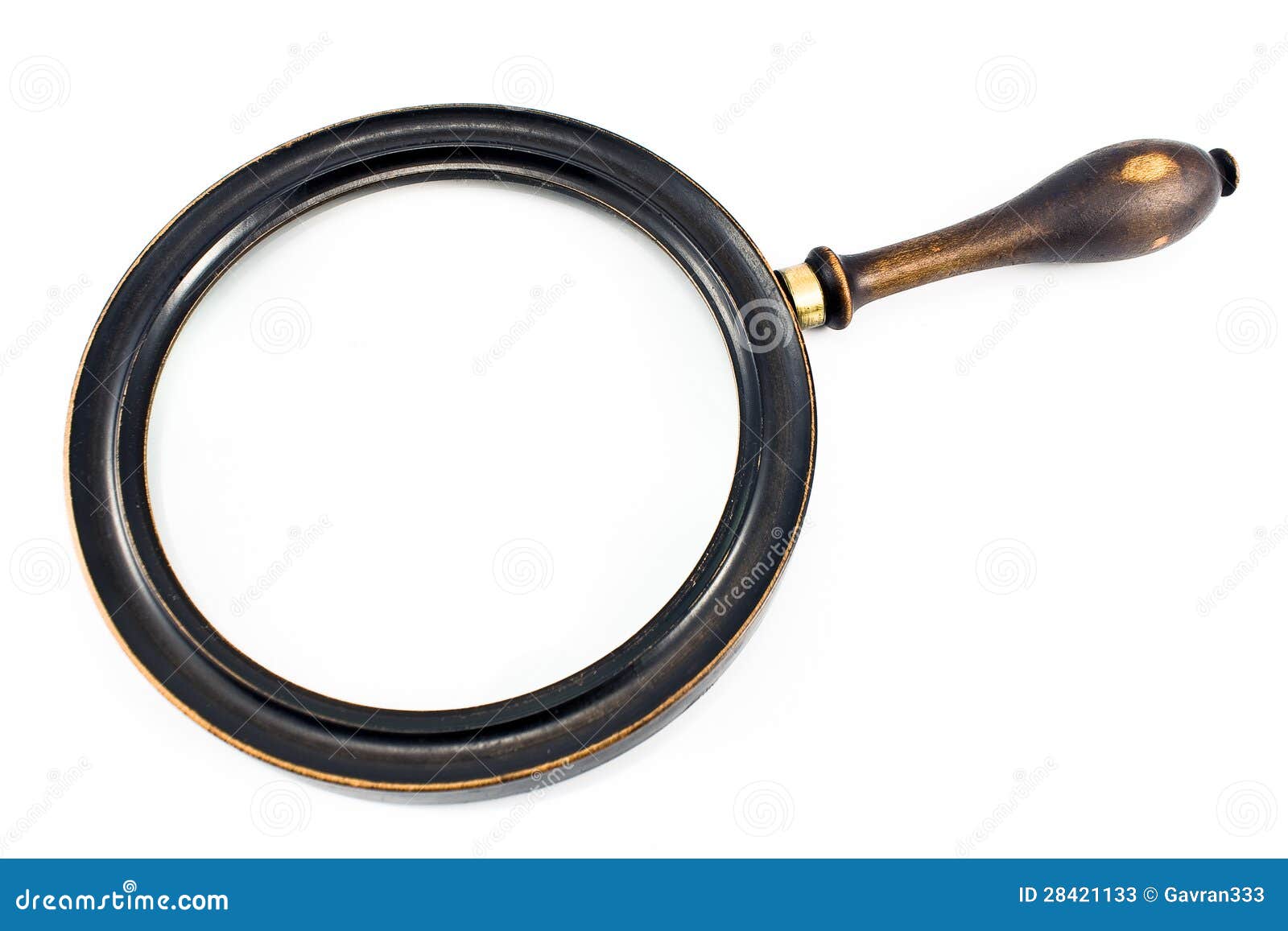 Antique magnifying glass stock image. Image of magnification - 28421133