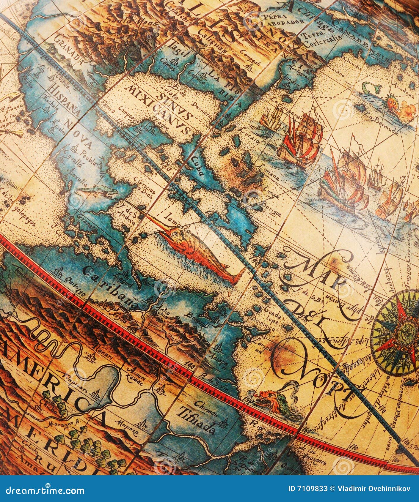 Antique map stock image. Image of obsolete, cartographer - 7109833