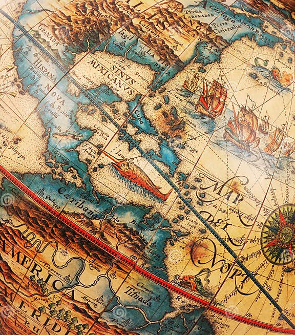 Antique map stock image. Image of obsolete, cartographer - 7109833