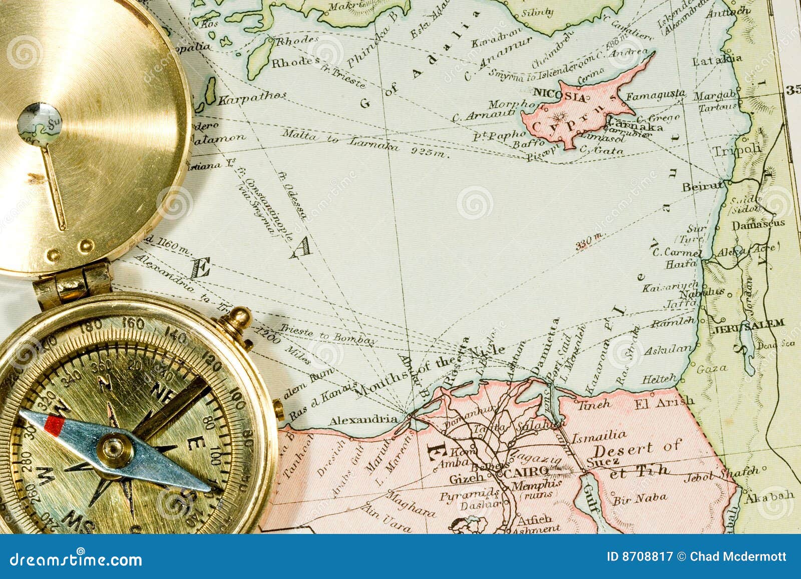 Antique Map stock image. Image of kilometers, greece, document - 8708817