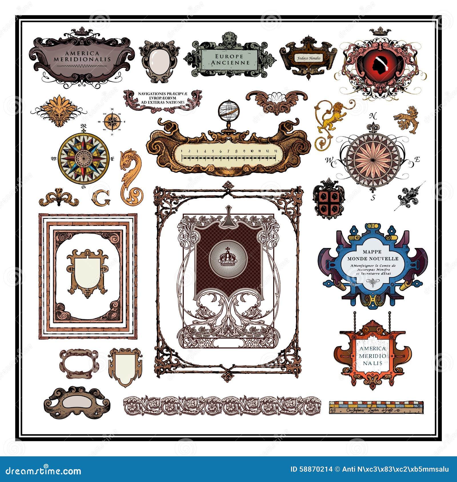 Fantasy Border Vector