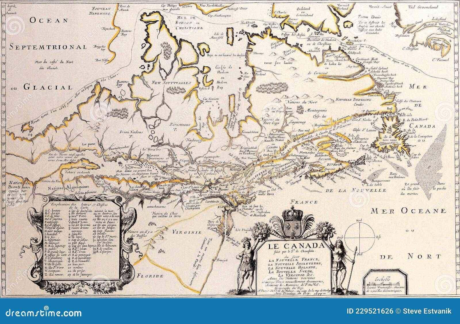 Antique Maps of the World.Map of Canada Editorial Photo - Image of ...