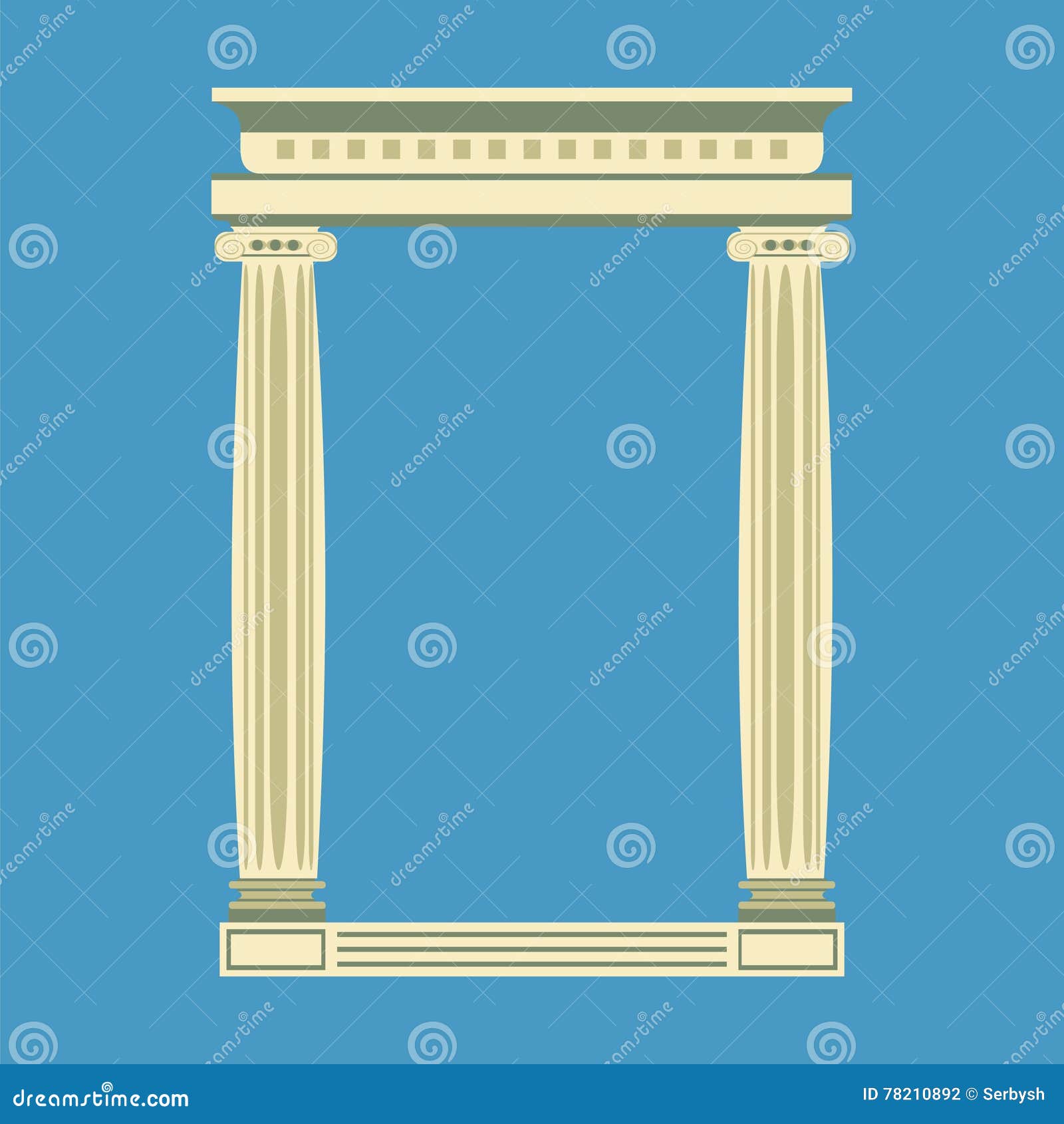 Antique Marble Statue Seamless Pattern. Greek Or Roman Sculptures, Gods ...