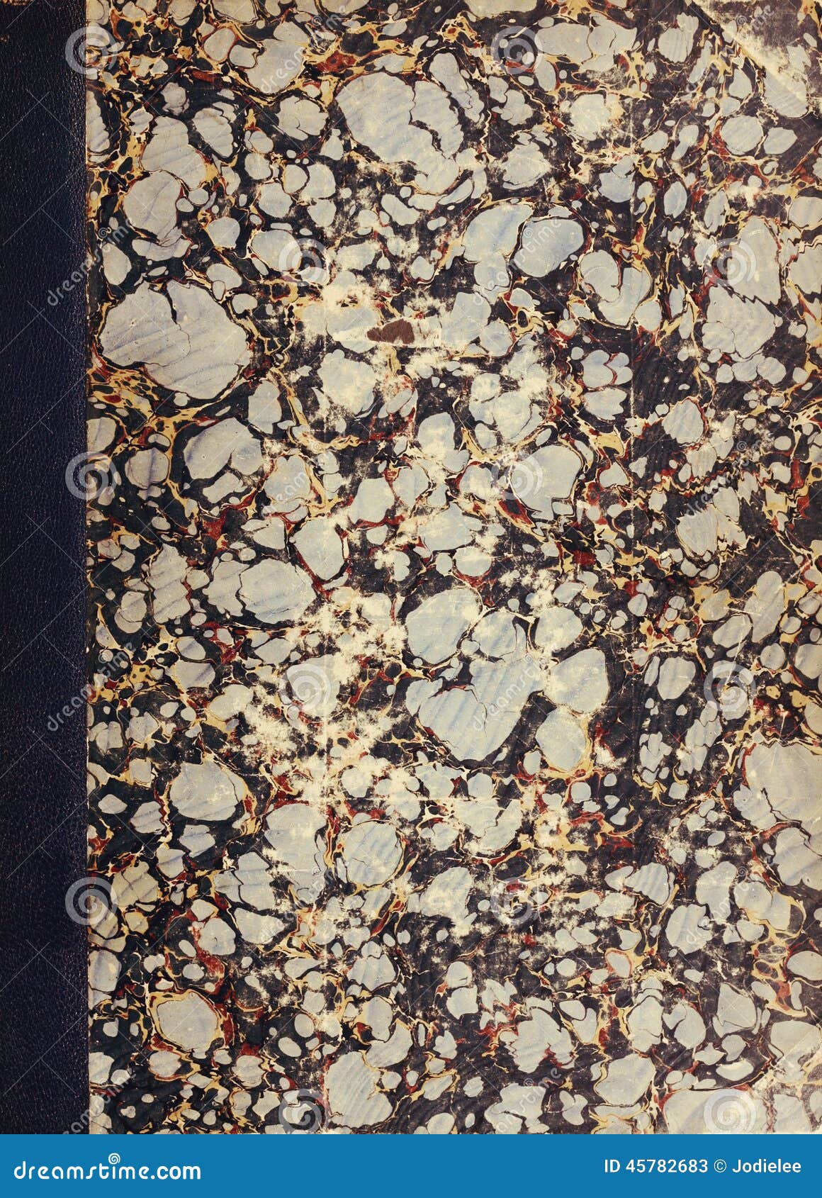 Antique marbled book cover stock image. Image of hard - 45782683