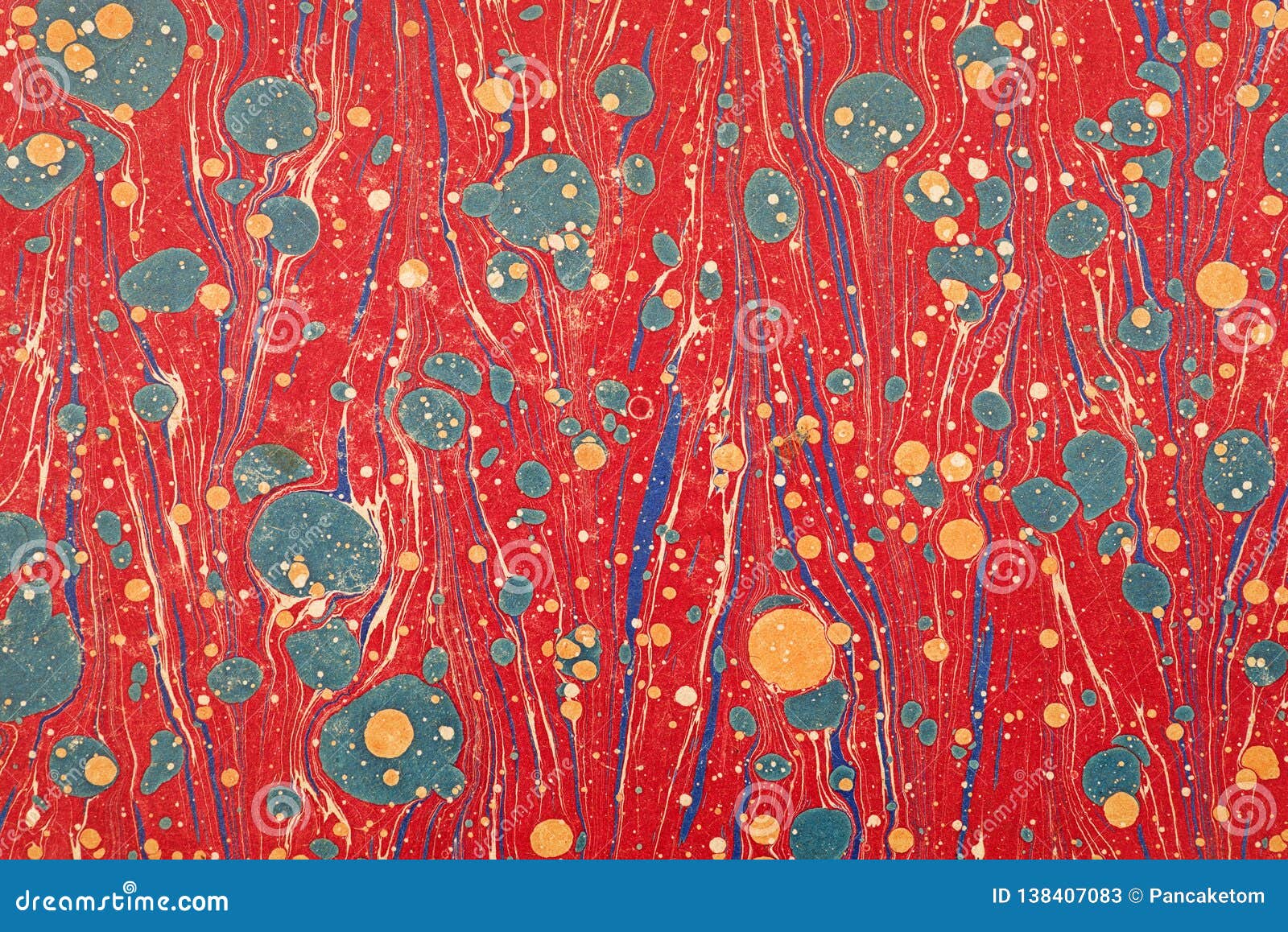 Antique Marbled Paper stock image. Image of background - 138407083