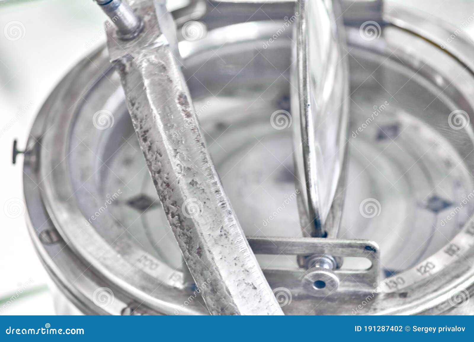 Antique Marine Navigation Device. Stock Photo - Image of direction ...