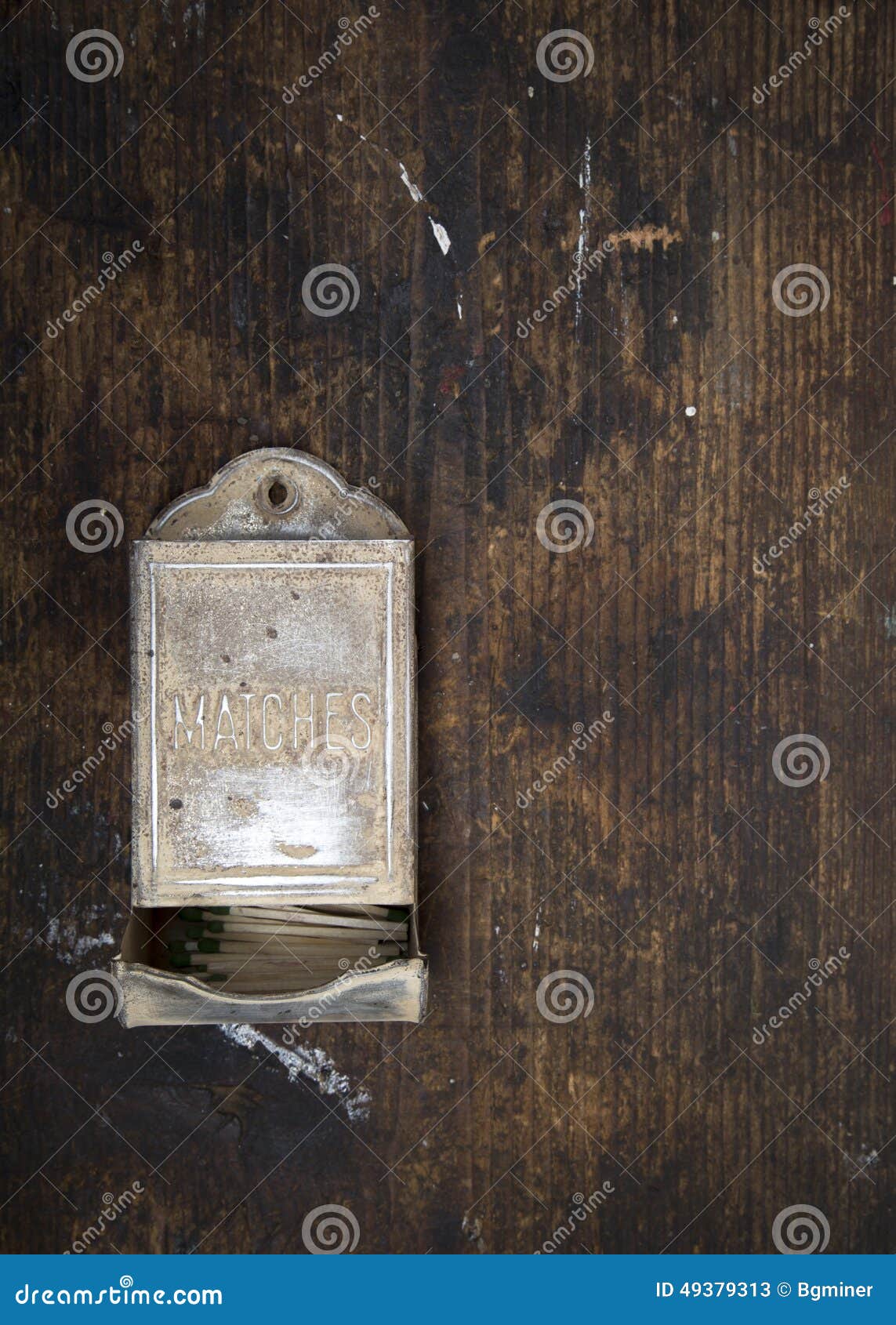 Antique matchbox stock image. Image of wood, holder, metal - 49379313