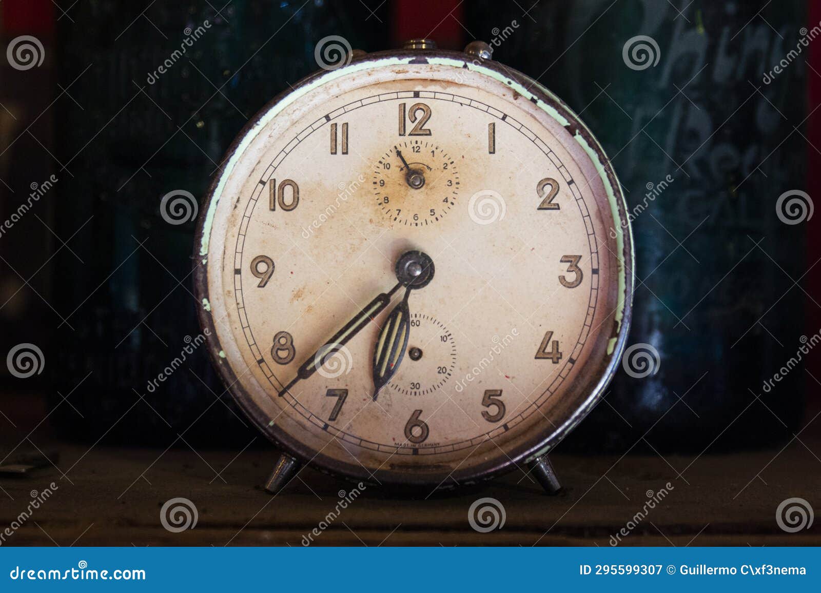 Antique Mechanical and Wind-up Watch with Second Hand System and Analog ...