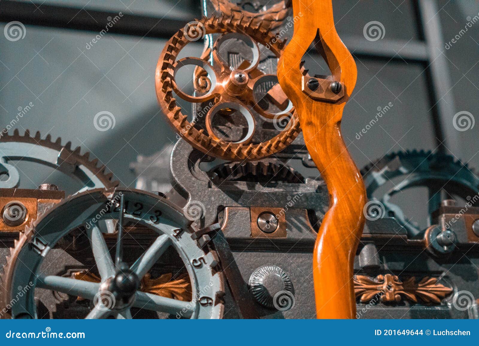 Antique Mechanism for Making Watch Movements Stock Photo - Image of ...