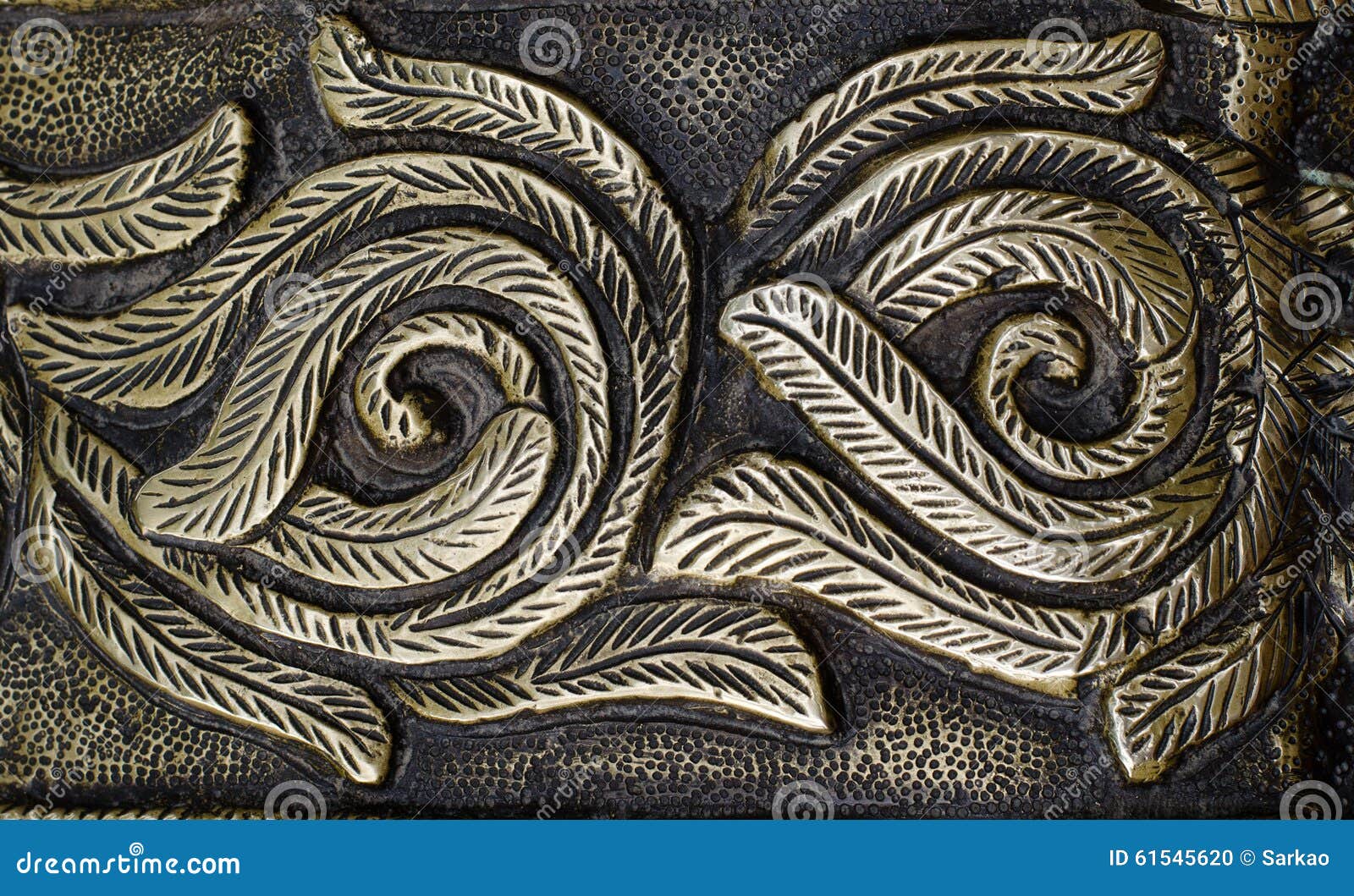 Antique metal relief stock photo. Image of metal, decorated - 61545620