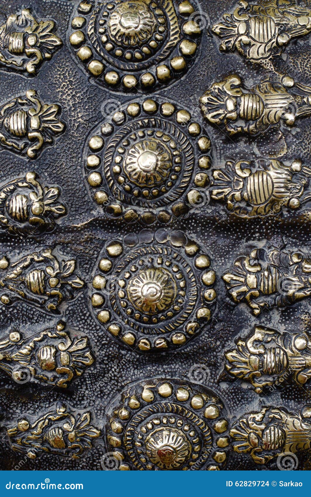 Antique metal relief stock photo. Image of texture, decorative - 62829724