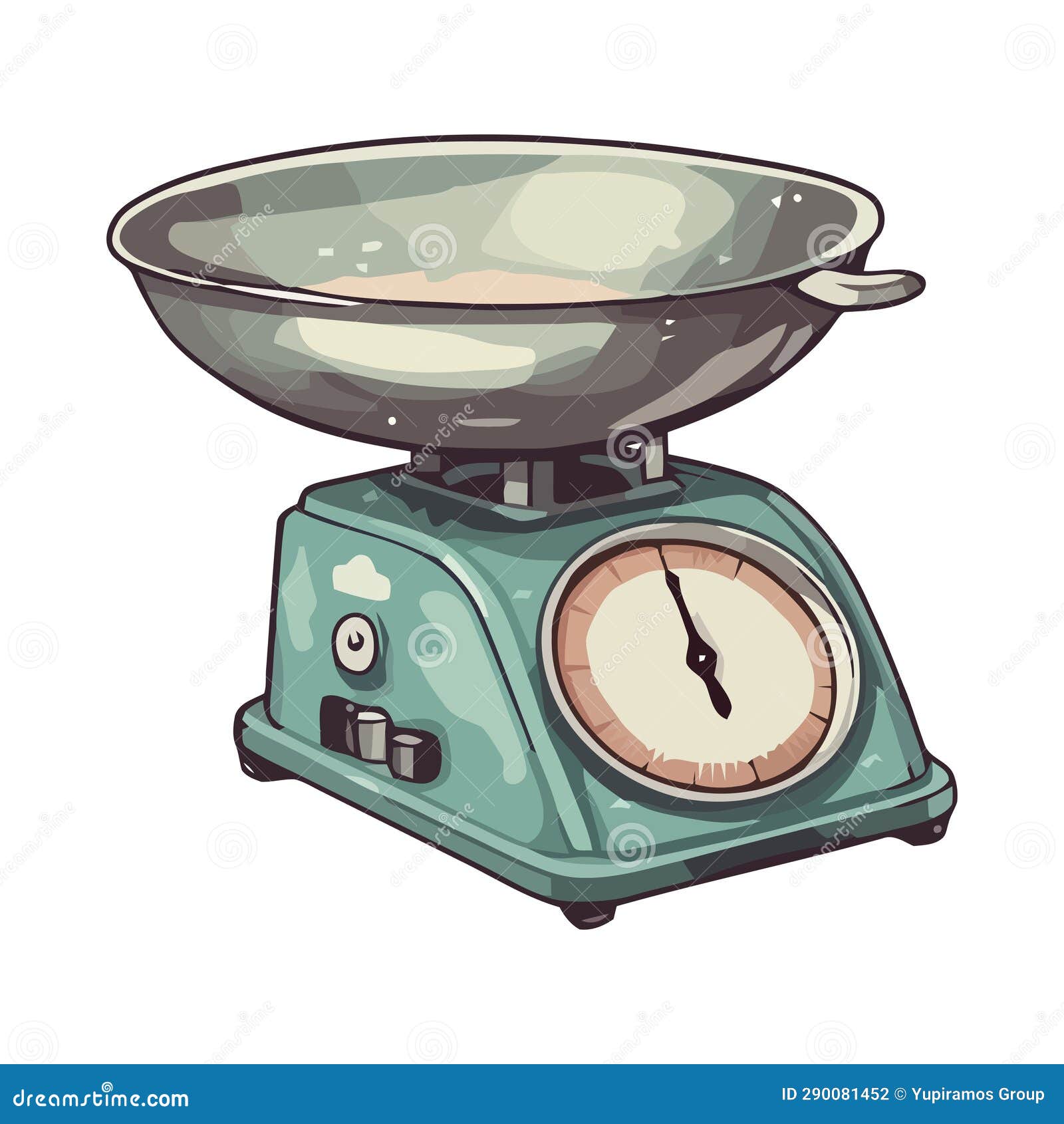 Scale Of Kilogram Cartoon Vector | CartoonDealer.com #177897467