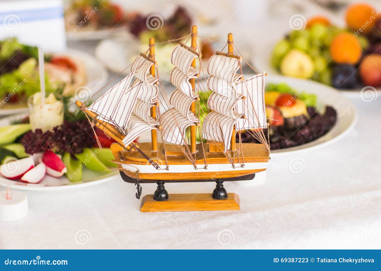 Antique Model Sailing Ship stock image. Image of classic - 69387223