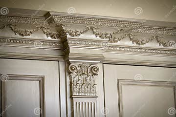 Antique moldings stock image. Image of bronze, carving - 649349