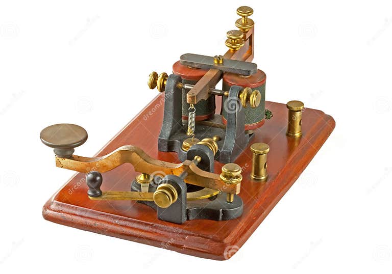 Antique Morse Key stock image. Image of signalling, communications ...