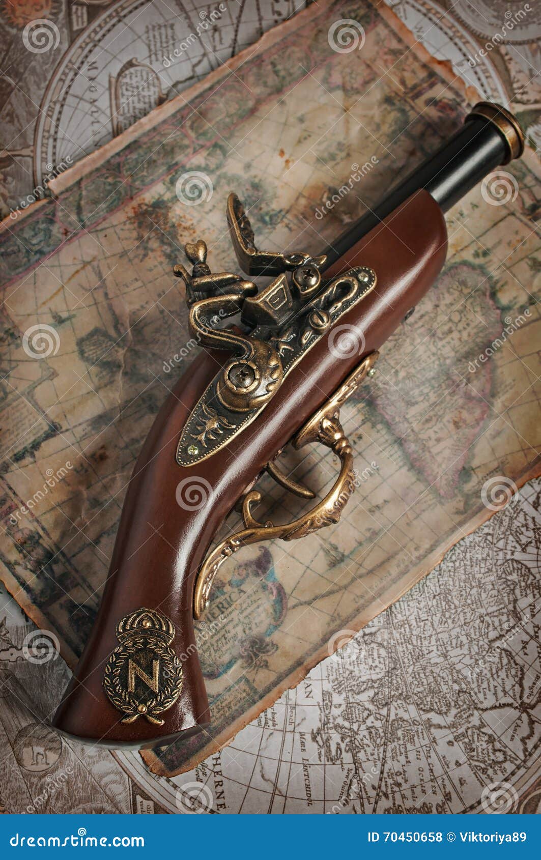Antique Musket Replica Royalty-Free Stock Image | CartoonDealer.com ...