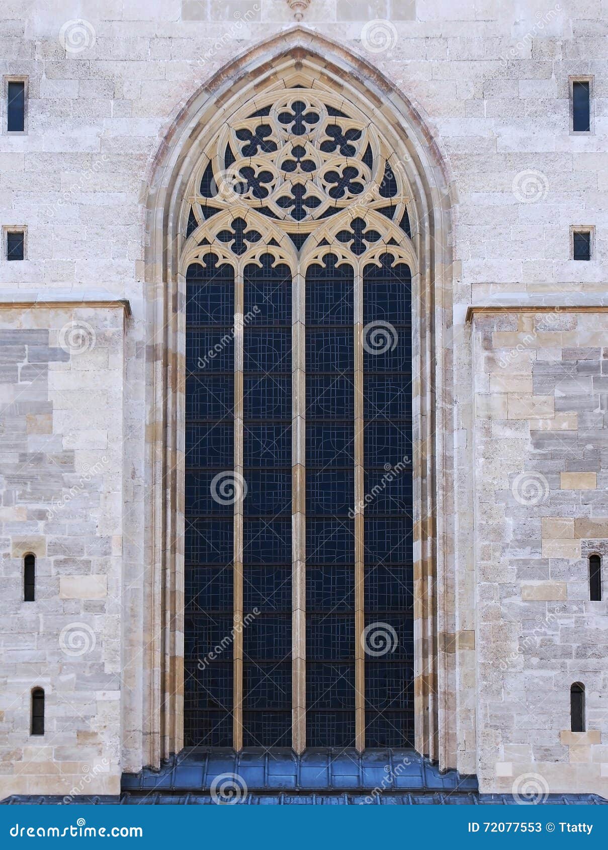 A Narrow Window Opening In The Walls Of The Ancient Citadel Of Qaitbay ...