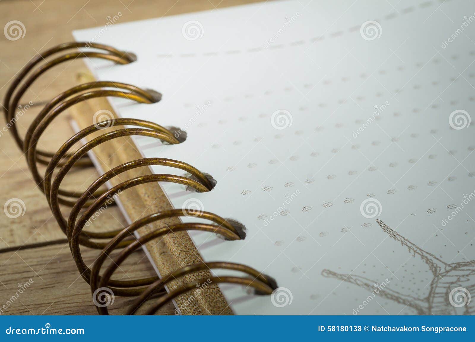 Antique Notebook Metallic Binder Wood Background Stock Photos - Free ...