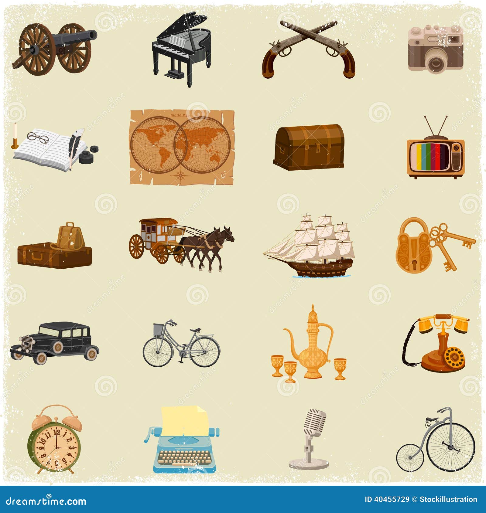 Nostalgic Object Stock Illustrations – 2,288 Nostalgic Object Stock ...