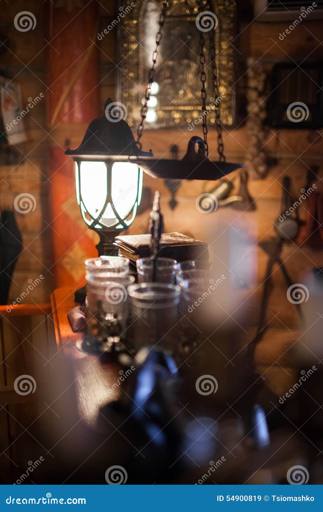 Antique Objects in Dim Light Stock Image - Image of business, english ...