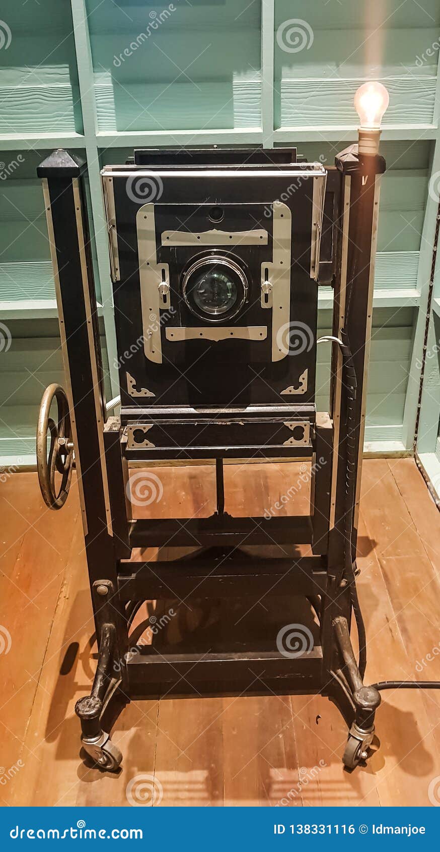 Antique Old photo Camera stock photo. Image of chrome - 138331116