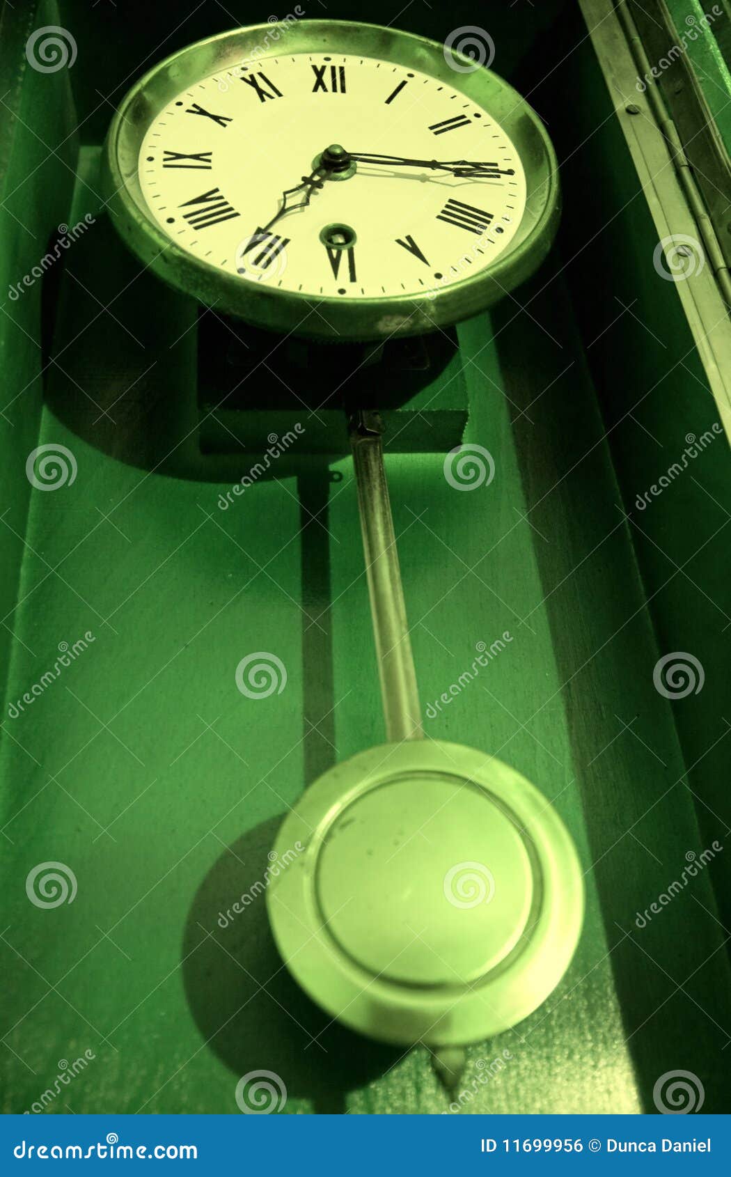 Antique Old Retro Pendulum Clock Stock Photo - Image of design, clock ...