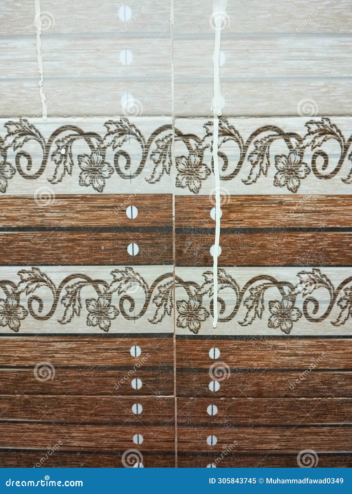 Antique and Old Tiles Texture in a Washroom Stock Image - Image of ...