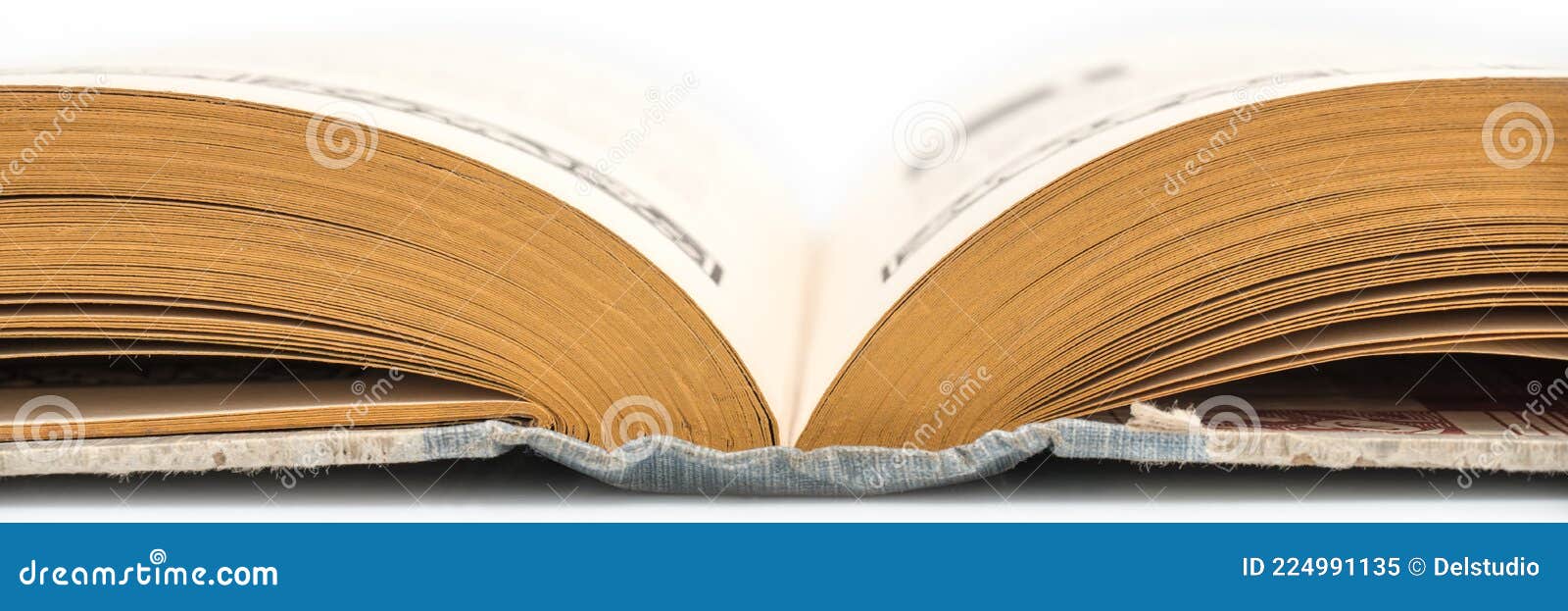 Book Side View. Isolated On A White Background. Template For Designer ...