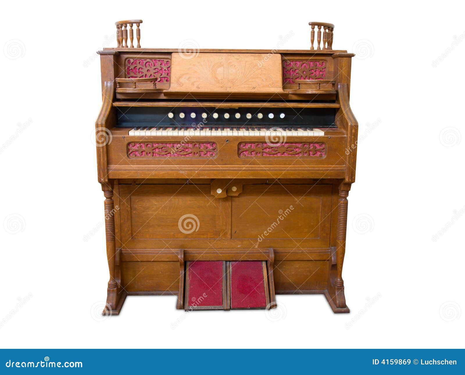 Antique organ stock image. Image of vintage, chord, wood - 4159869